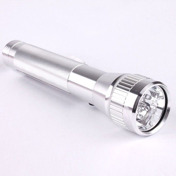 HQ-110 Aluminium Flash Solar Taschenlampe - Reichweite 50 m