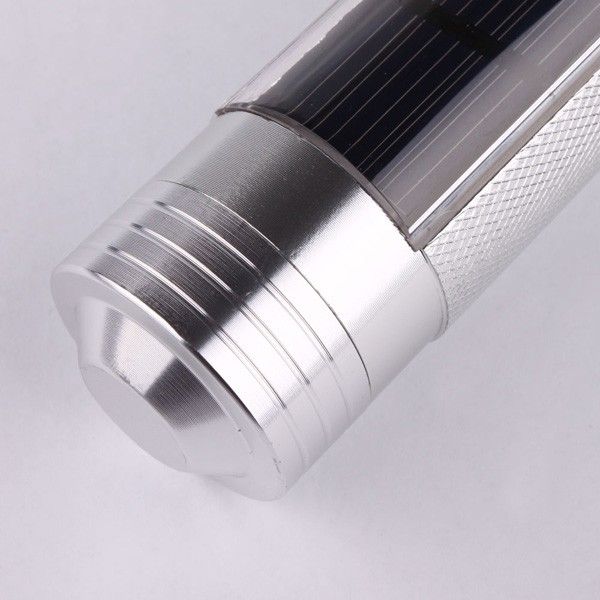 HQ-110 Aluminium Flash Solar Taschenlampe - Reichweite 50 m