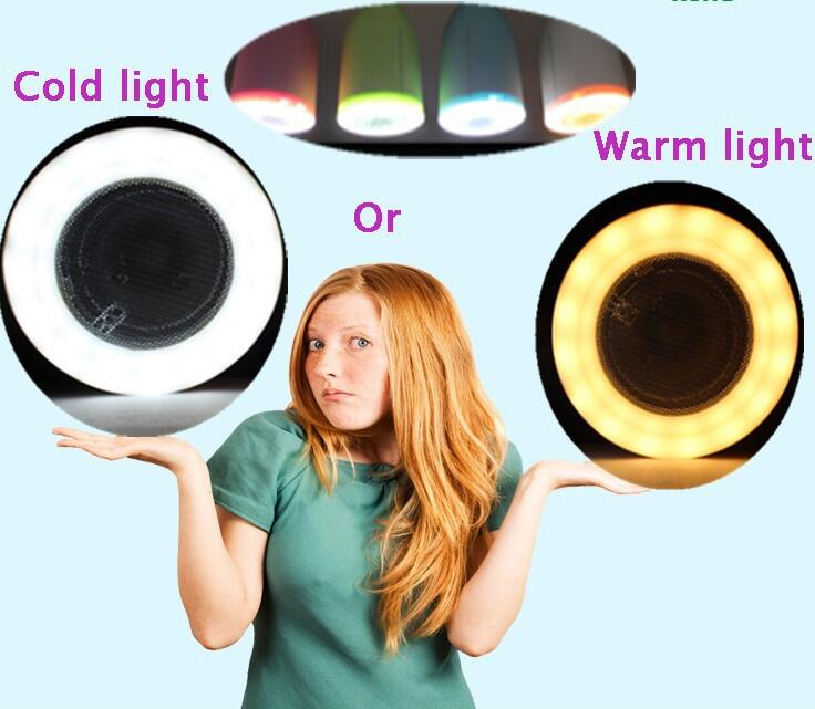 BL04 RGBW LED Lampe mit Bluetooth-Steuerung und Mini-Bluetooth-Laut...