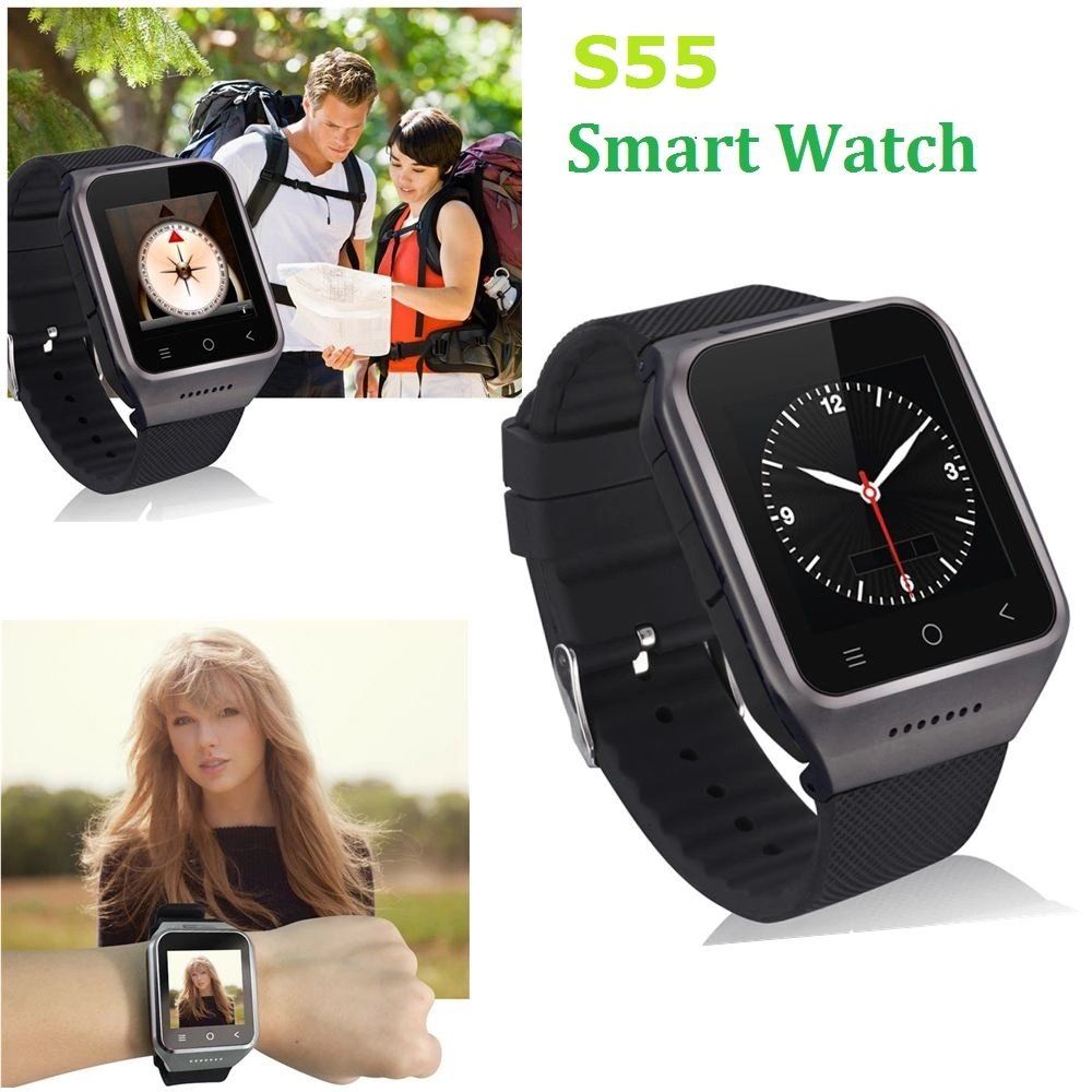 SF-S55 Smart Bracelet Watch GPS 3G Wifi Touchscreen-Kamera SF-S55